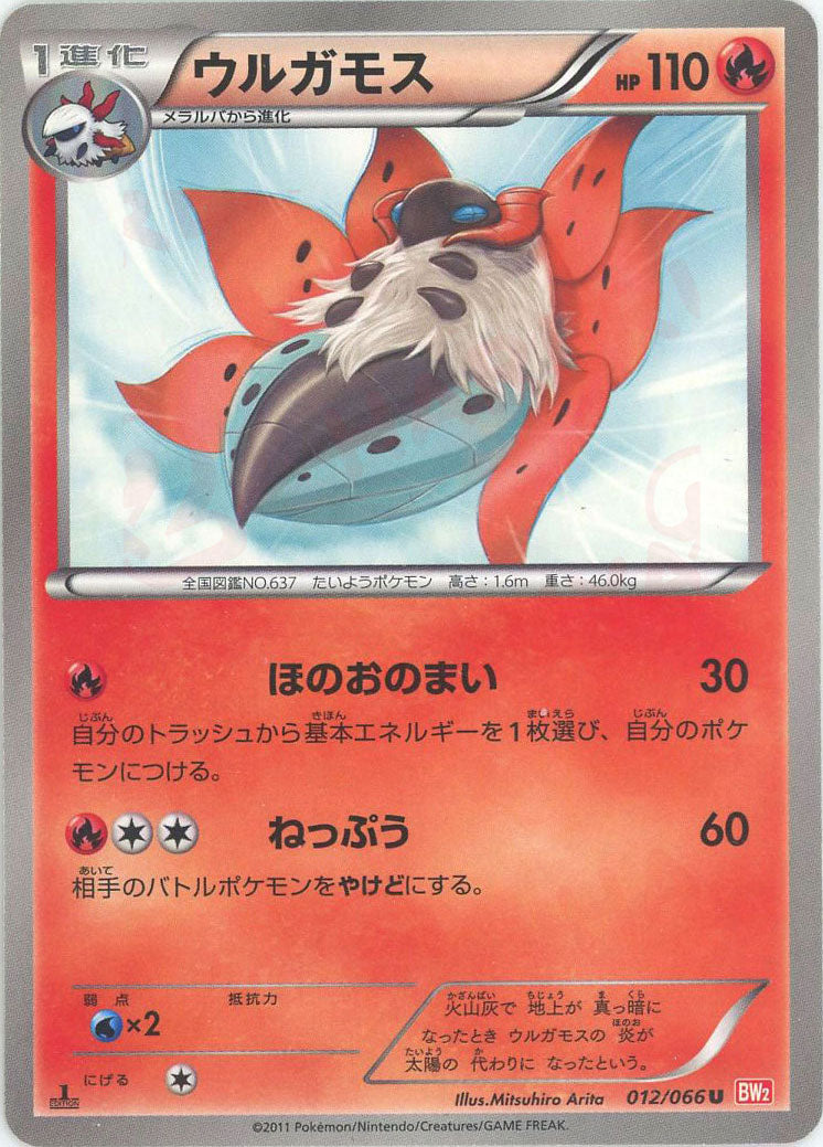 ウルガモス(U){炎}〈012/066〉[BW2] – 晴れる屋2 なんば店